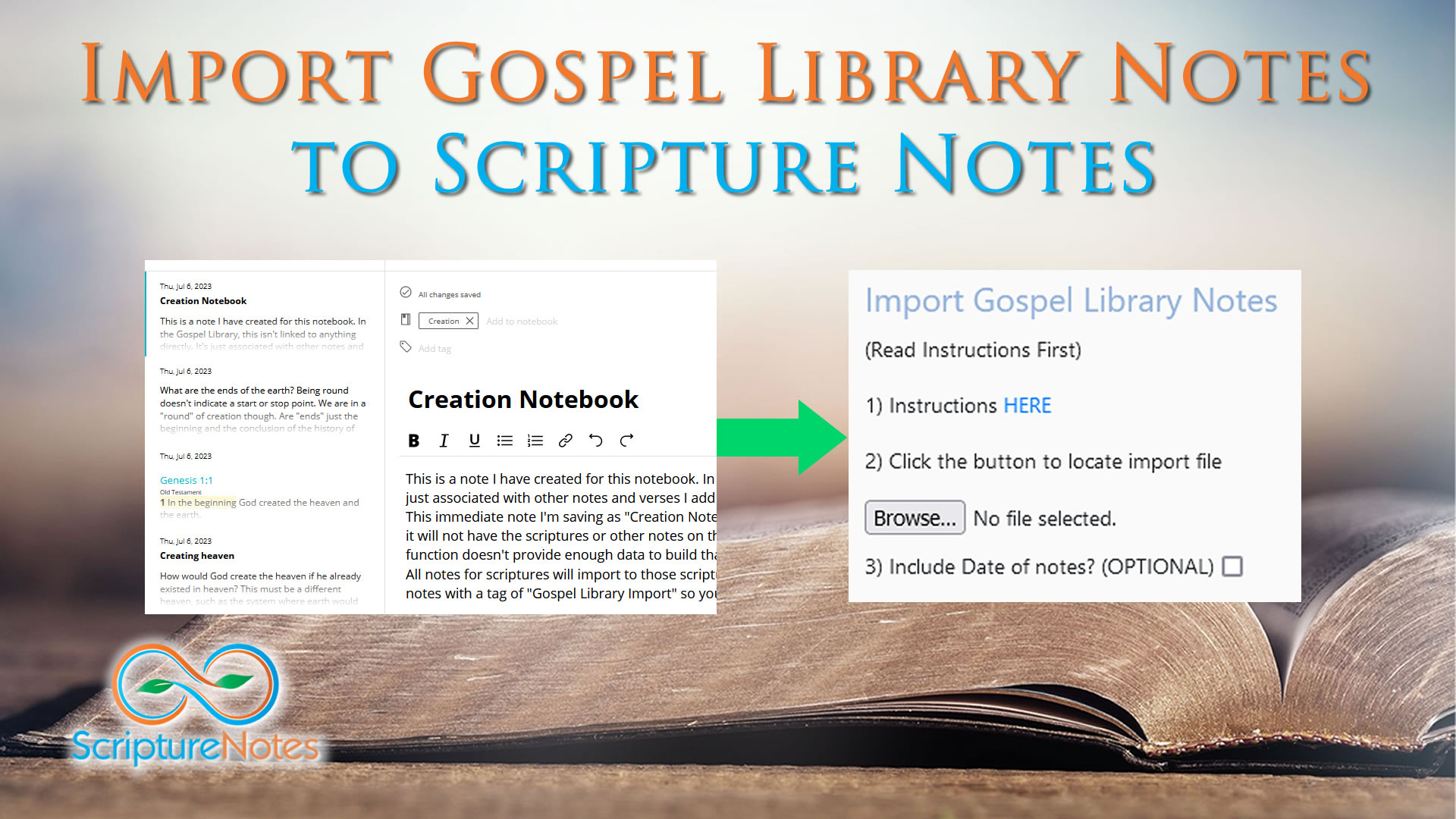 How to Import Gospel Library Notes to Scripture Notes « Scripture Notes